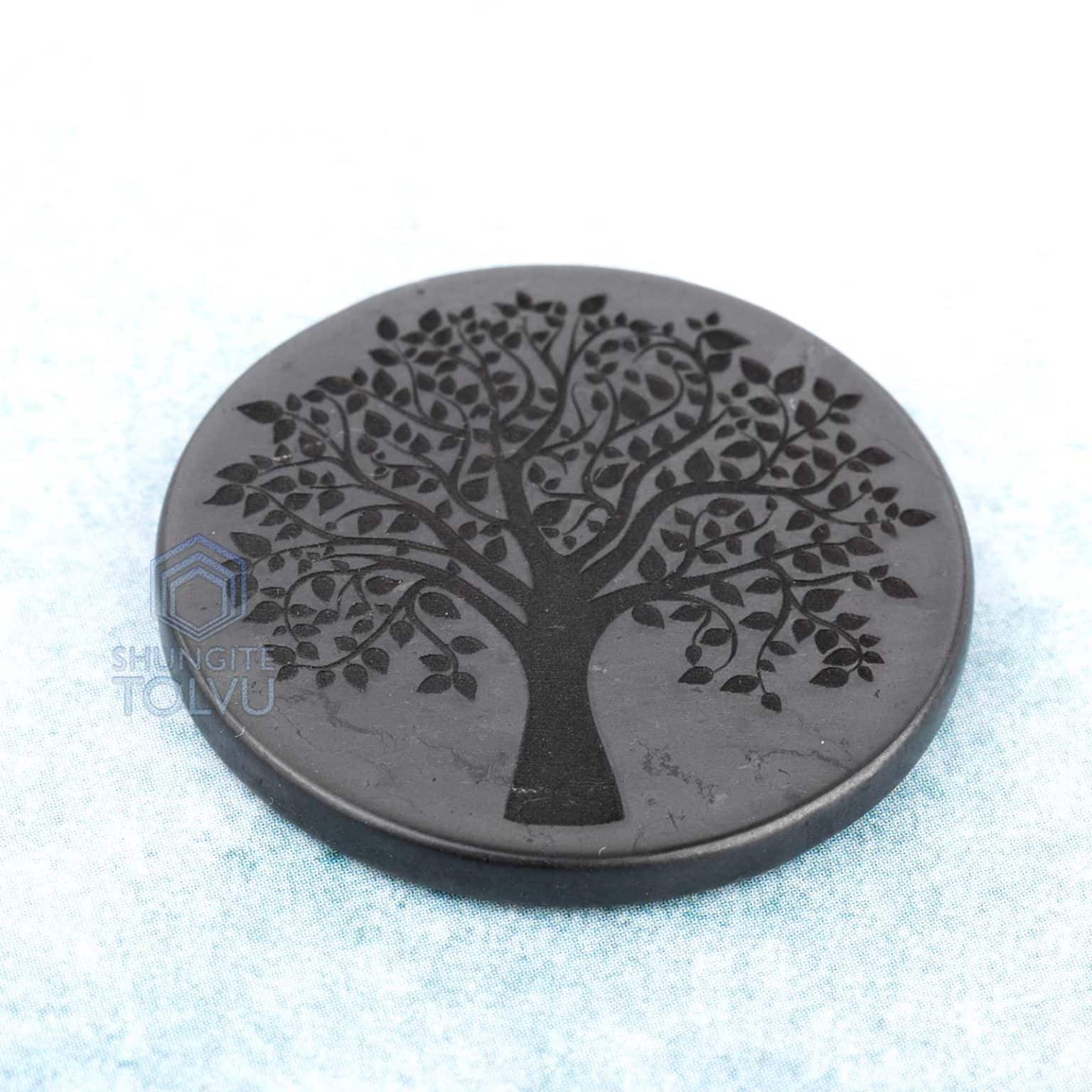 Shungite pendant Tree of life | Guarantee of authenticity Tolvu