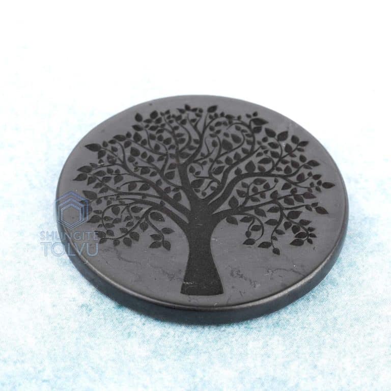 Shungite pendant Tree of life | Guarantee of authenticity Tolvu