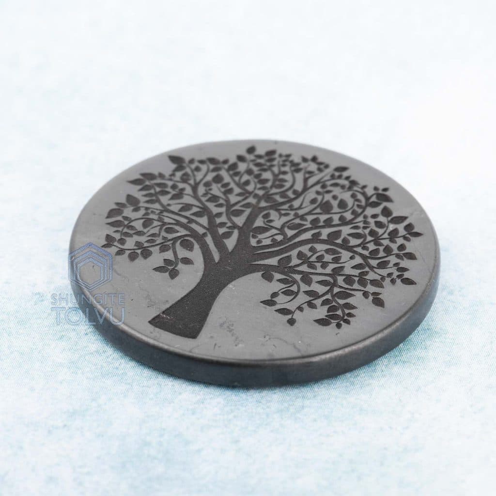 Shungite pendant Tree of life | Guarantee of authenticity Tolvu